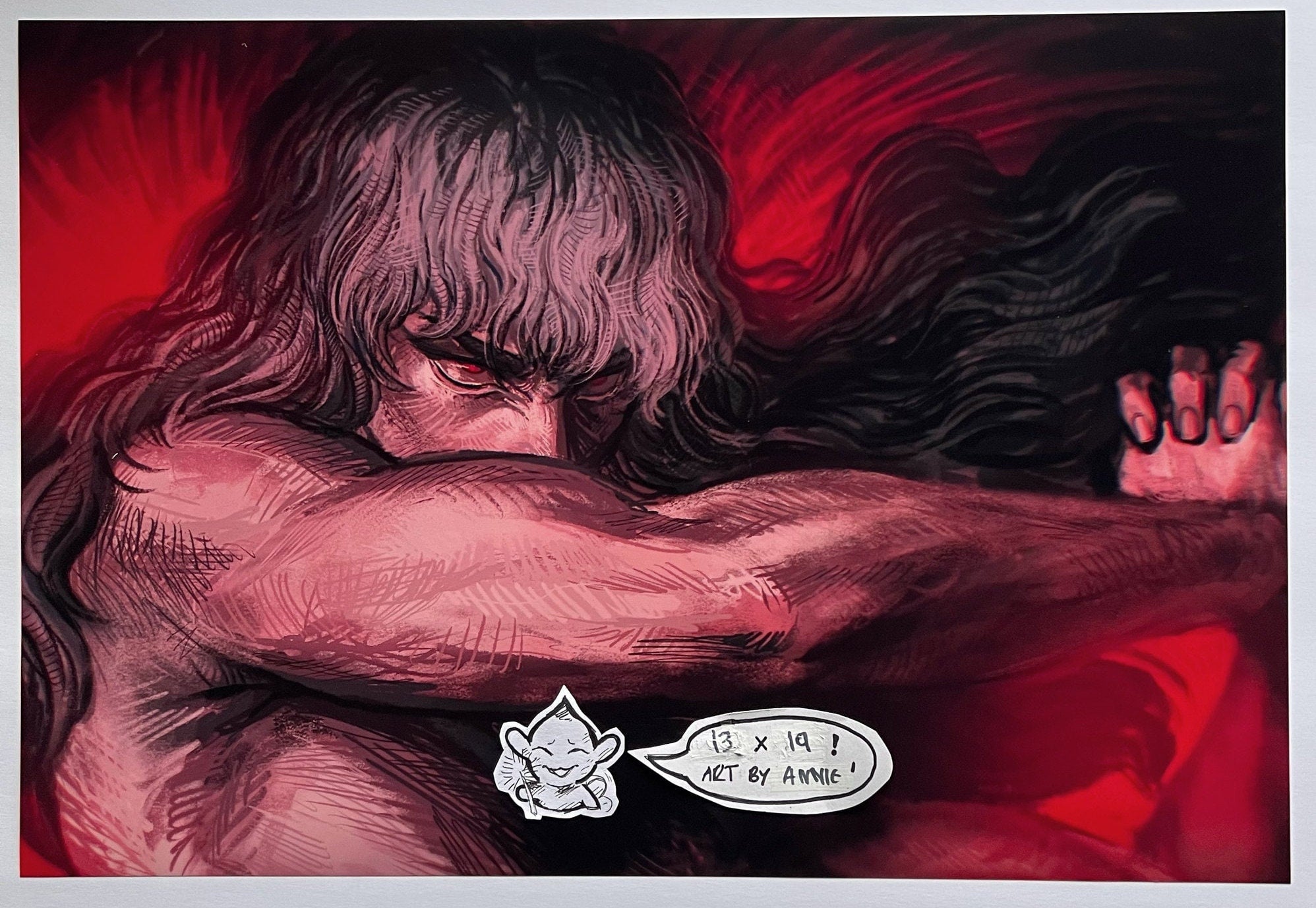 Griffith - Berserk Print by Anniechrome – anniechrome